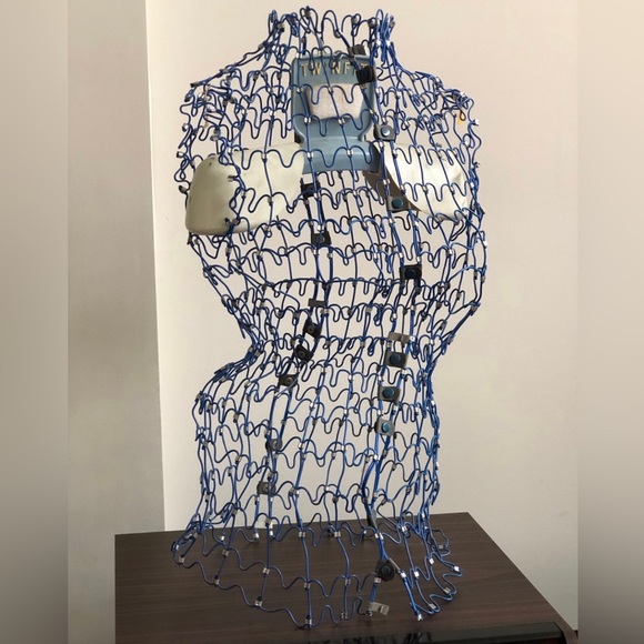 Vintage | Accessories | 95s Wire Mesh Adjustable Dress Form Torso ...
